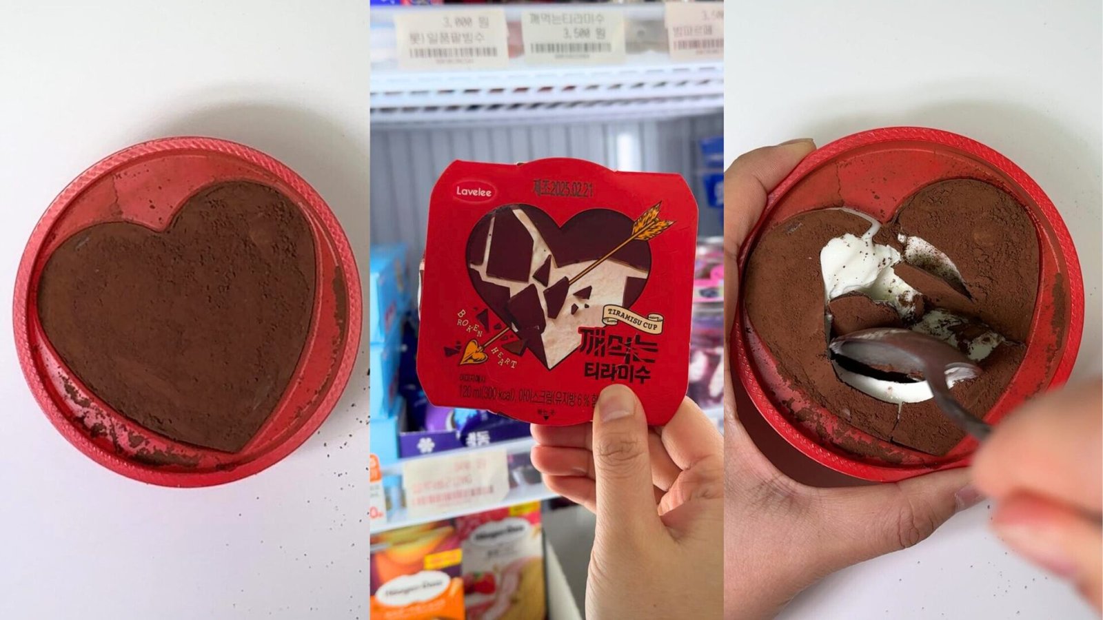 韓國必吃 要敲碎才能吃的心型提拉米蘇 - Yonnie